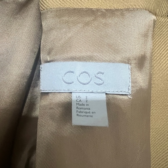 COS | Jackets & Coats | Cos Beige Color Trench Coat | Poshmark